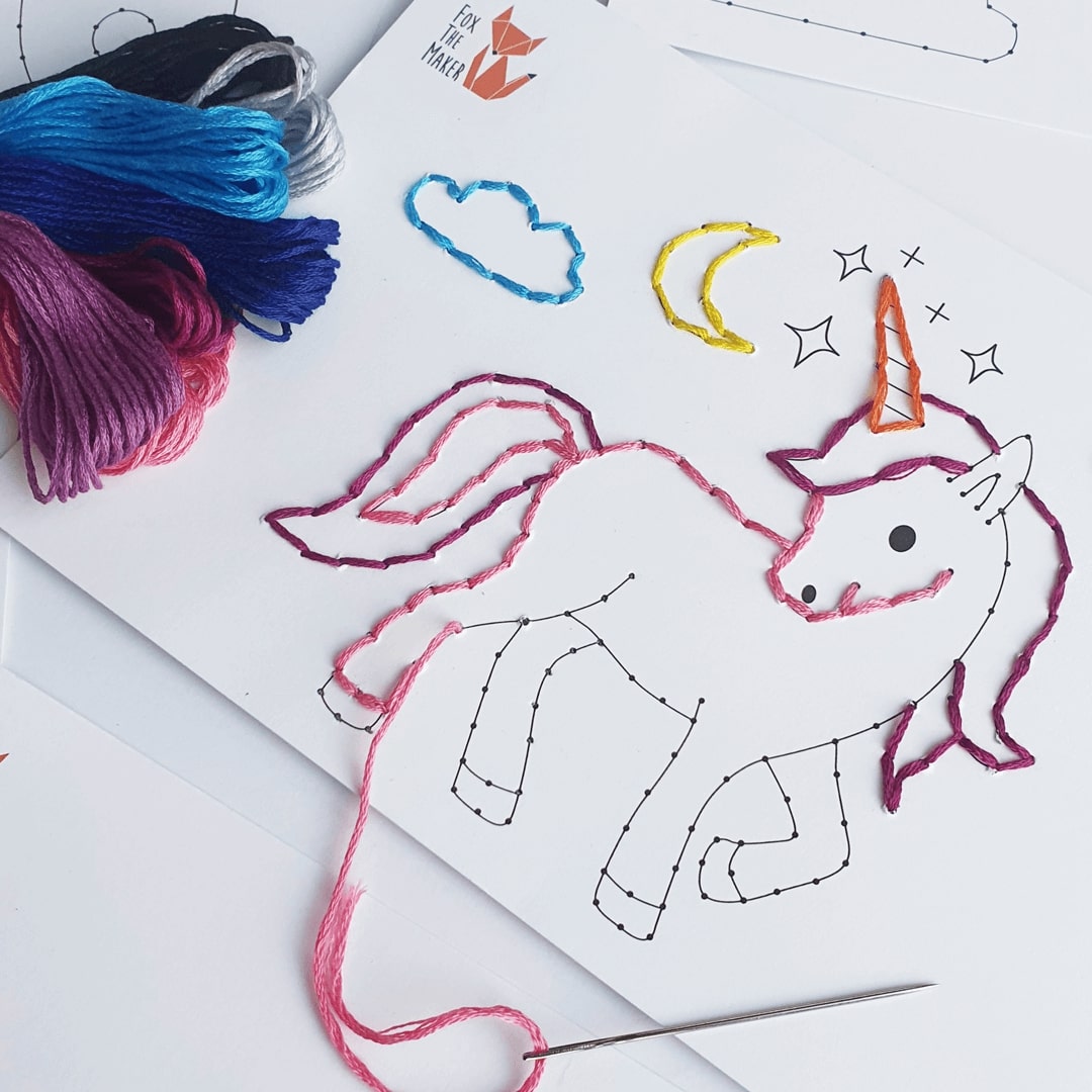 Learn to sew - Girls sewing kit - Fox The Maker